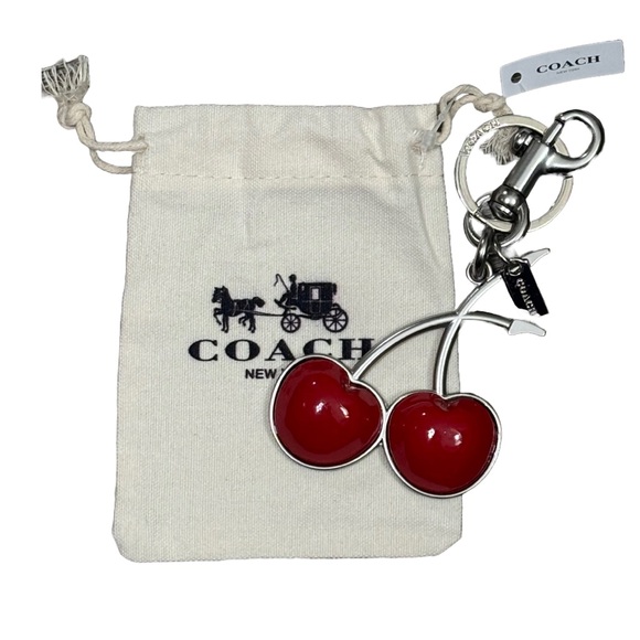 Coach | Accessories | Coach Large Cherry Bag Charm Keychain | Poshmark